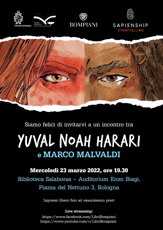 Yuval Noah Harari e Marco Malvaldi | Biblioteca Salaborsa