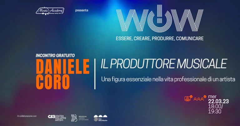 Il produttore musicale | WOW! | Cultura Bologna