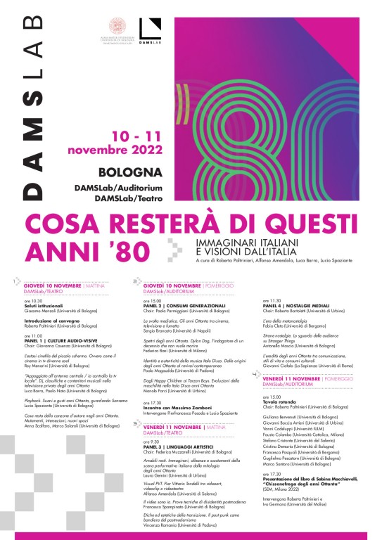 Cosa resterà di questi anni '80 | Cultura Bologna