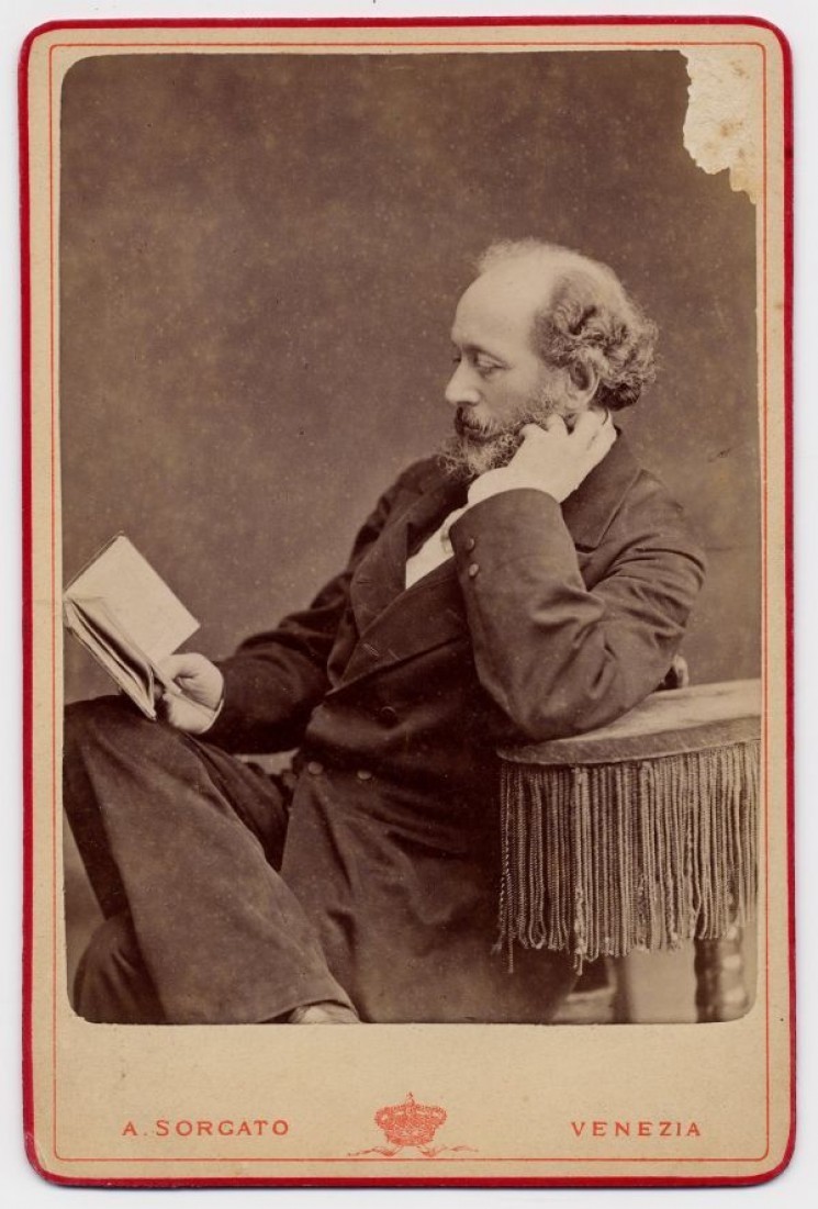 Alberto Mario, foto su carta all'albumina | Cultura Bologna